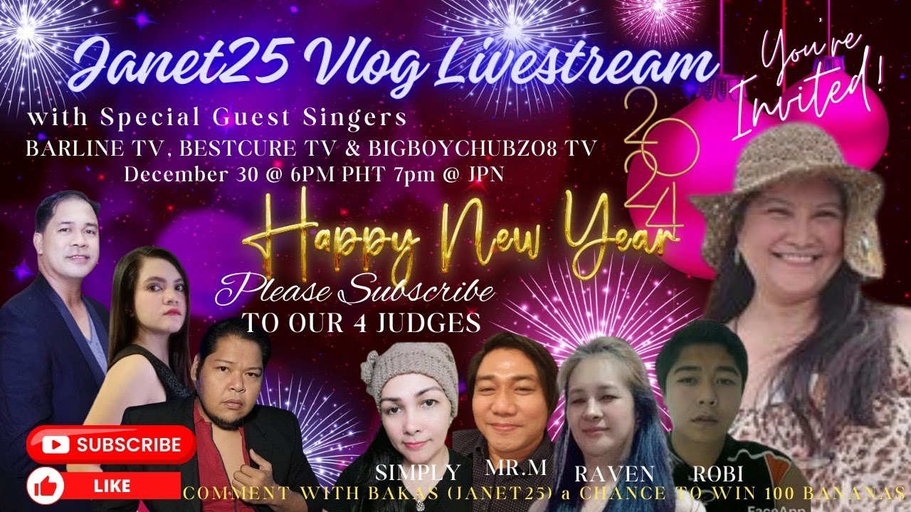 ADVANCE HAPPY NEW YEAR w/ our GUEST SINGERS BBB - YouTube