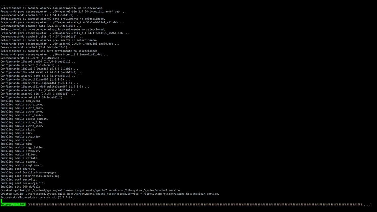Debian 11 Instalar Servidor Web Apache2 en Servidor Linux - YouTube