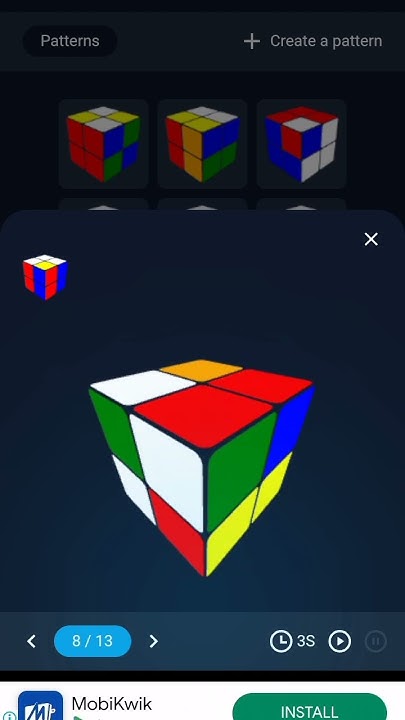 2by2 Cube Pattern 2by2 Cube 🤯 - YouTube