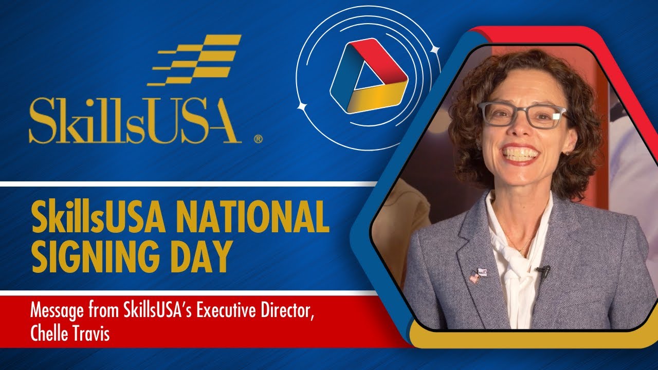 SkillsUSA National Signing Day Message from Chelle Travis - YouTube