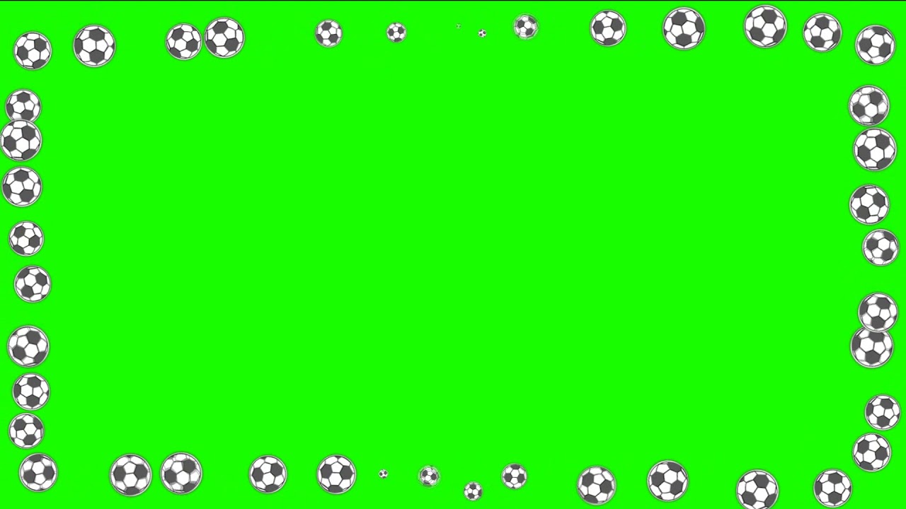 Football Frame Green Screen - YouTube