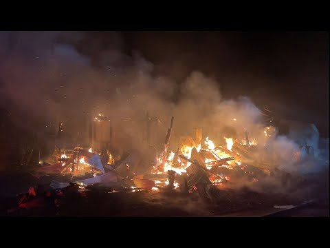 *On Scene* Fort Ann Fire, Fully Involved Structure Fire, 4-15-2025 ...