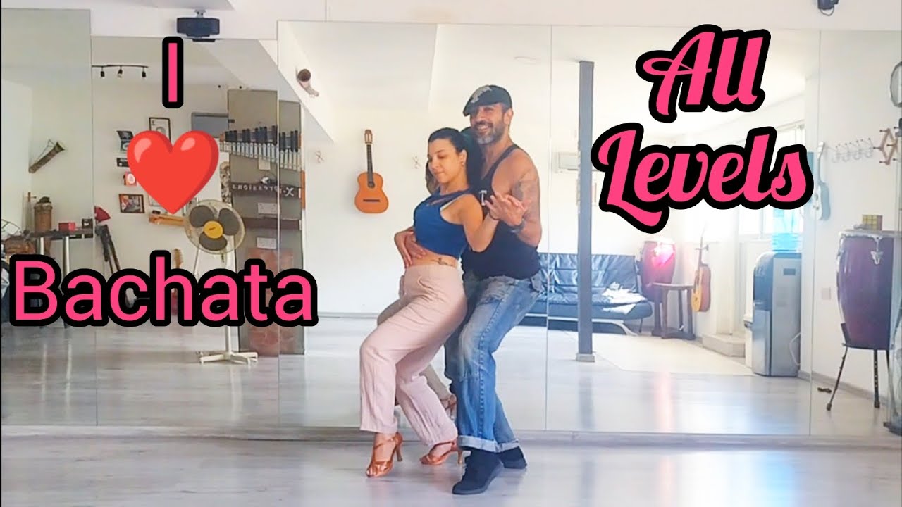 Bachata Lesson *ALL* Levels - YouTube