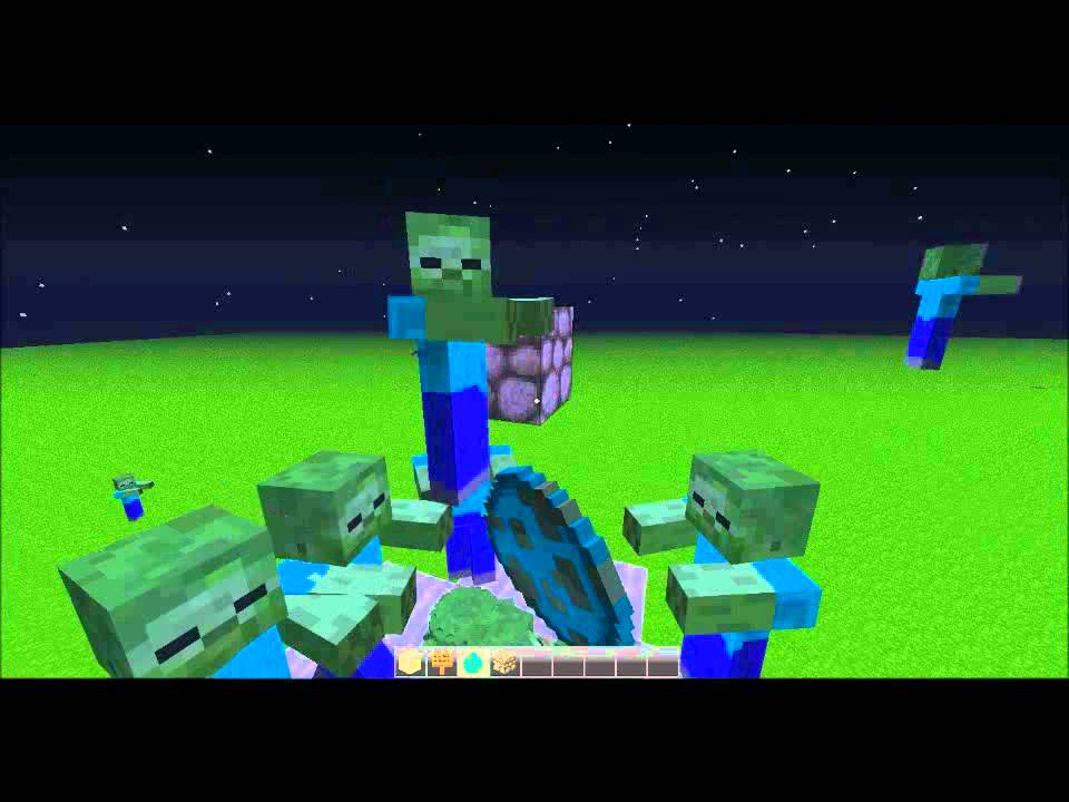 Minecraft How to build a Zombie Bomb - YouTube