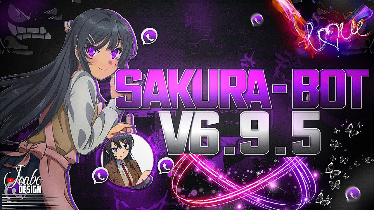 Saiu! Melhor bot de figurinhas Sakura botv6 mais de 1000 comandos - YouTube