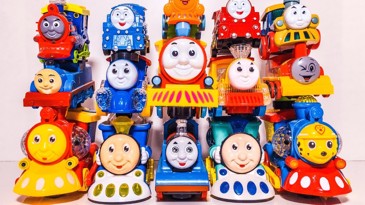 banyak thomas and friends, thomas big train, cute train, happy and ...