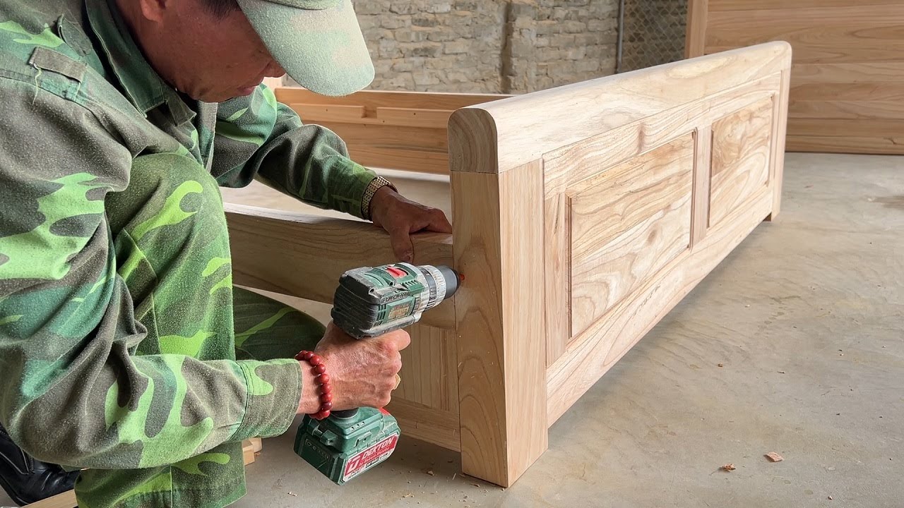 Woodworking Mastery: Creating a Stylish Medium Bed for Your Bedroom ...