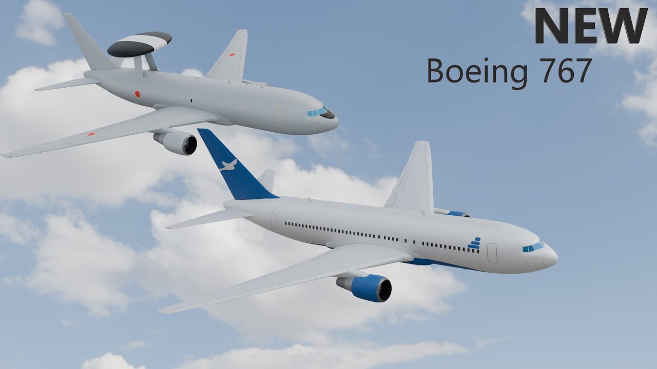 RC Park update, Boeing 767 - YouTube