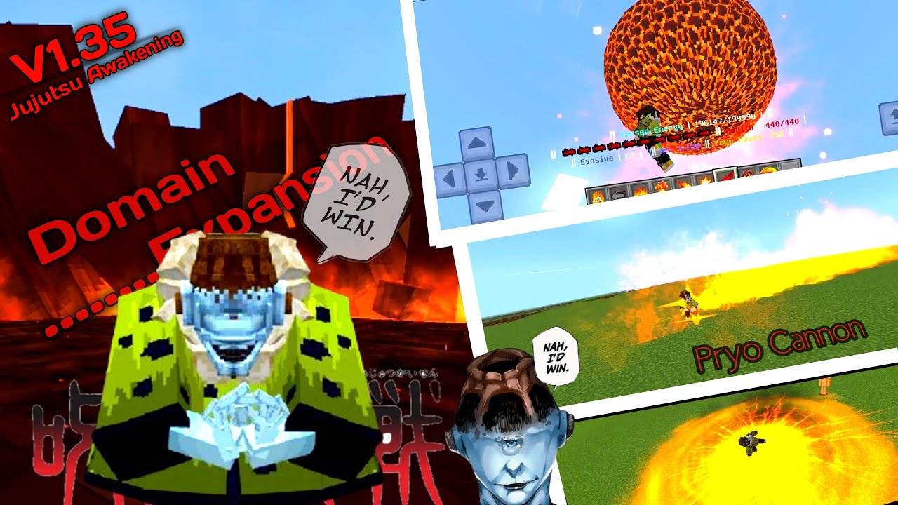 This New Jujutsu Awakening v1.35 Free Addon (Jogo Update) JJK Addon/Mod ...