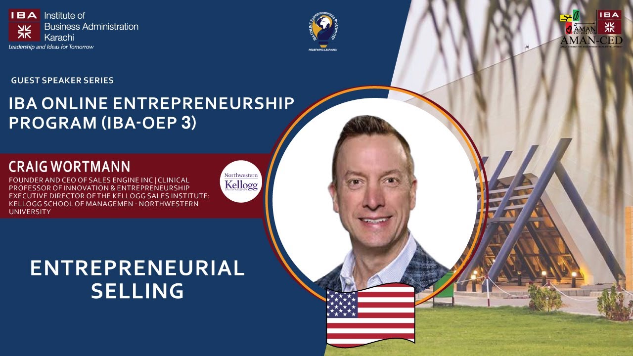 Session on Entrepreneurial selling by Craig Wortmann - YouTube
