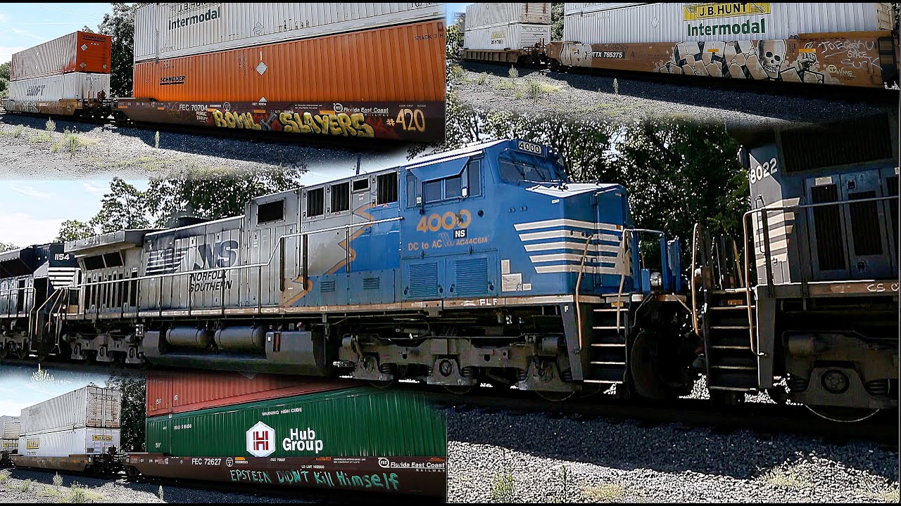 NS 4000 DC to AC Special Paint Scheme Norfolk Southern Train ...