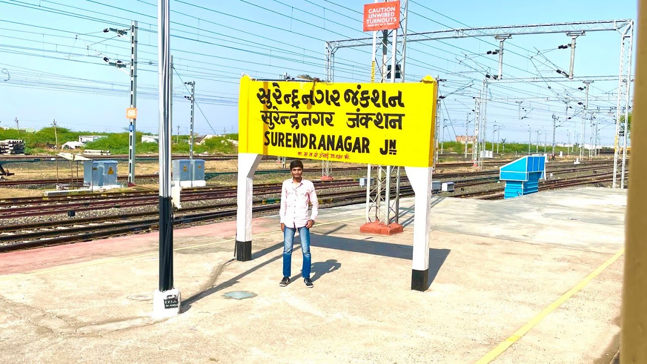 Surendranagar to Bhavanagar full train journey video - YouTube