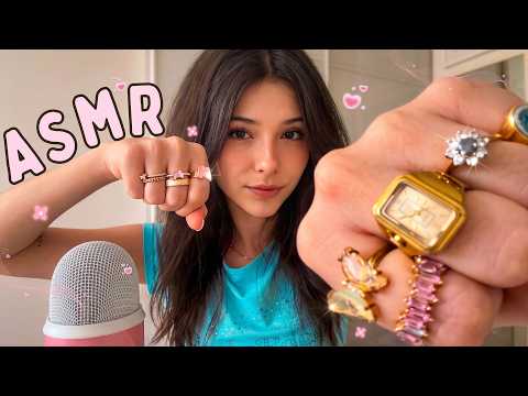 ASMR 🦋 Brain Melting Fast and Aggressive Finger Flutters (Rings, Hands and Dry + Wet Mouth Sounds)