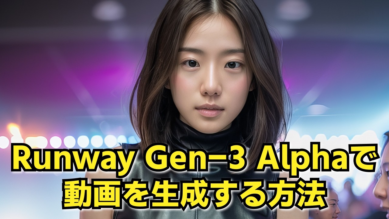 ついに一般公開！Runway Gen-3 Alpha版の使い方を解説！ - YouTube