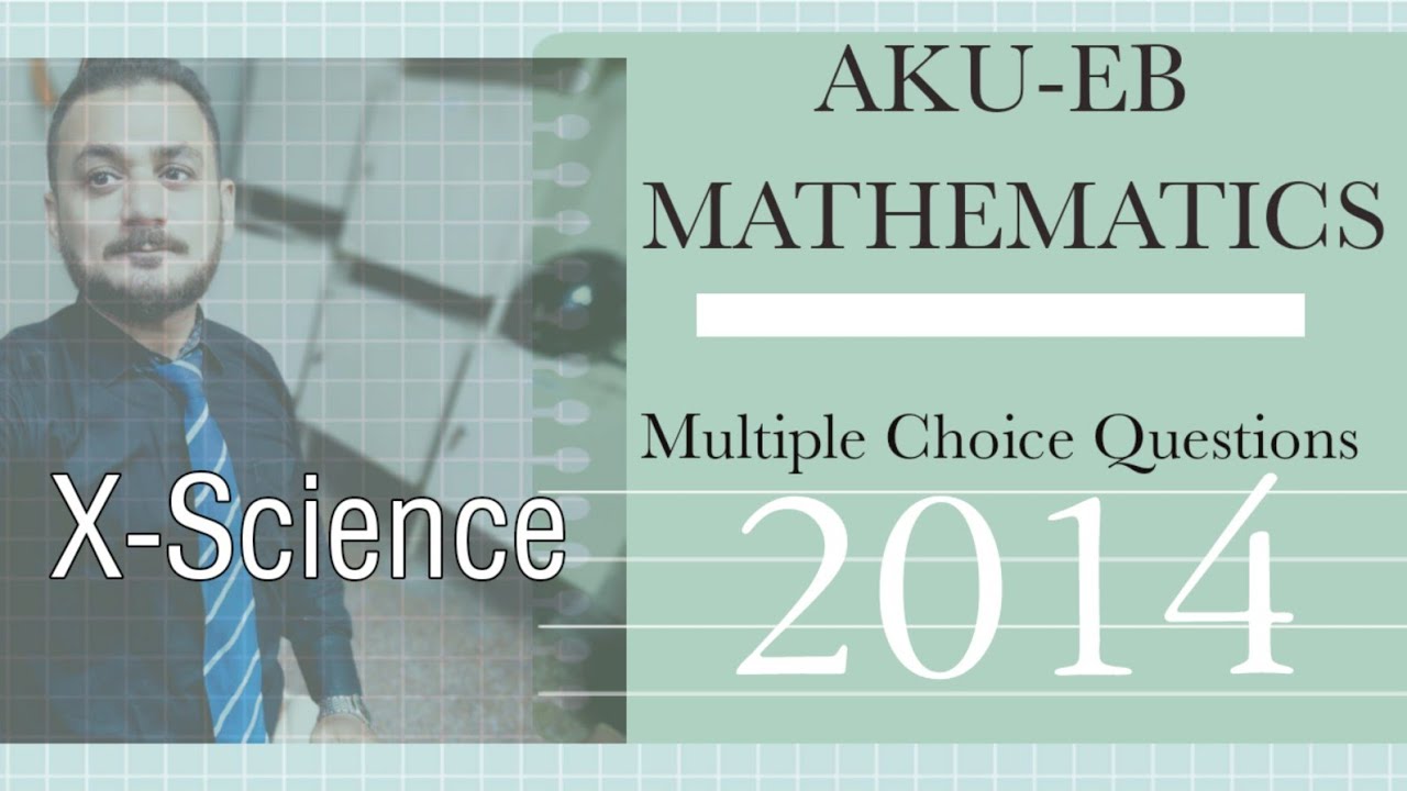 X-Mathematics P-I 2014 - YouTube