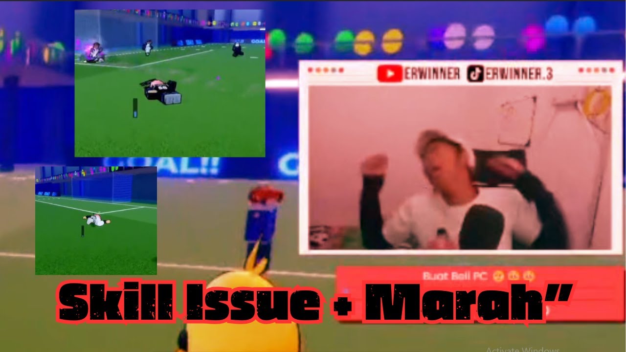 Erwin Bermain Roblox Blue Lock Rivals,Tapi Skill Issue dan Marah-Marah ...