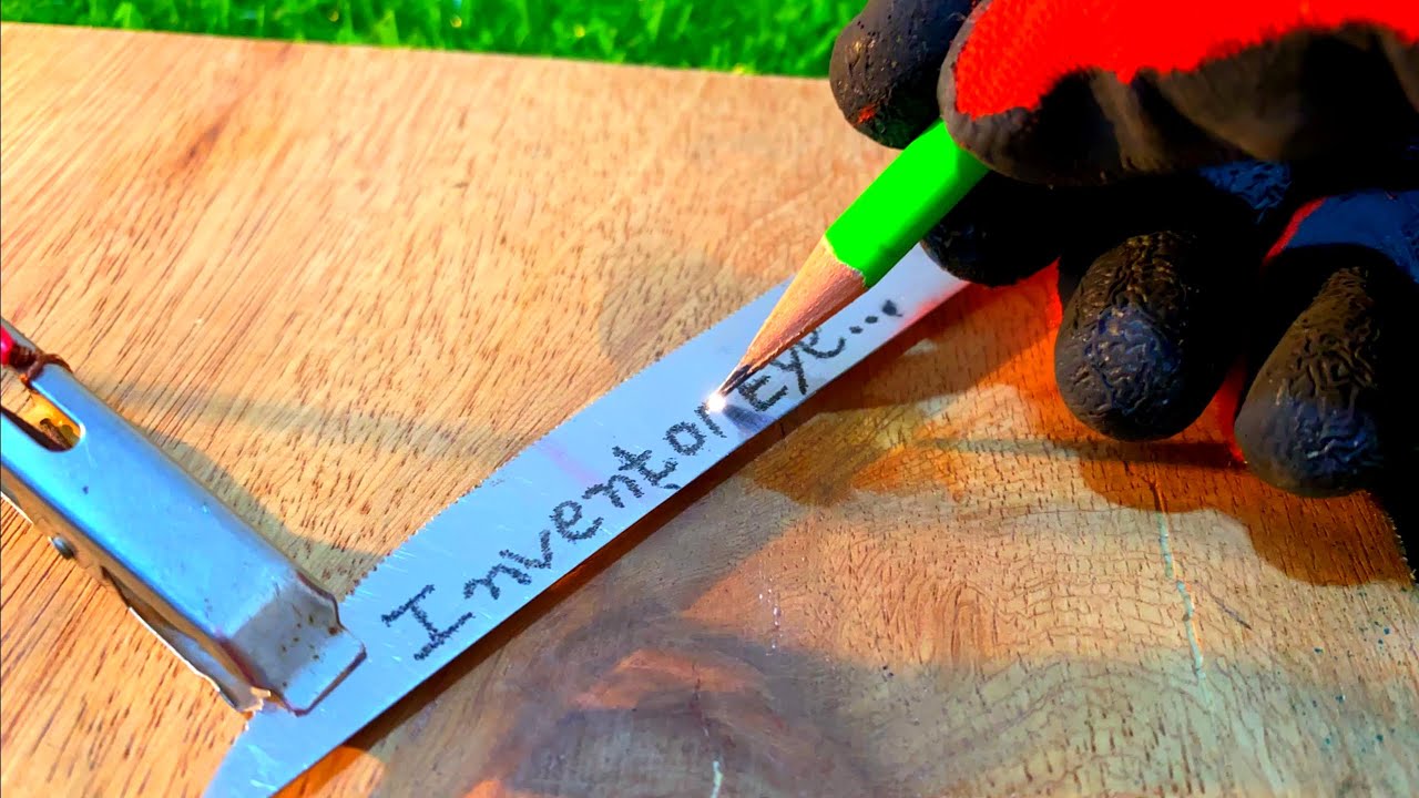 Prepare to be Amazed: How to draw permanently on any metal using a ...