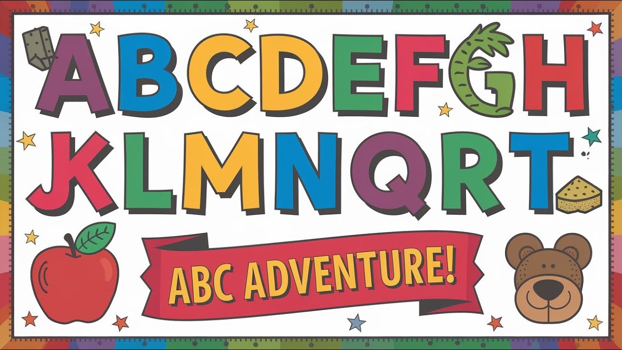 ABC Letters for Kids | Full English Alphabet for Preschool ...