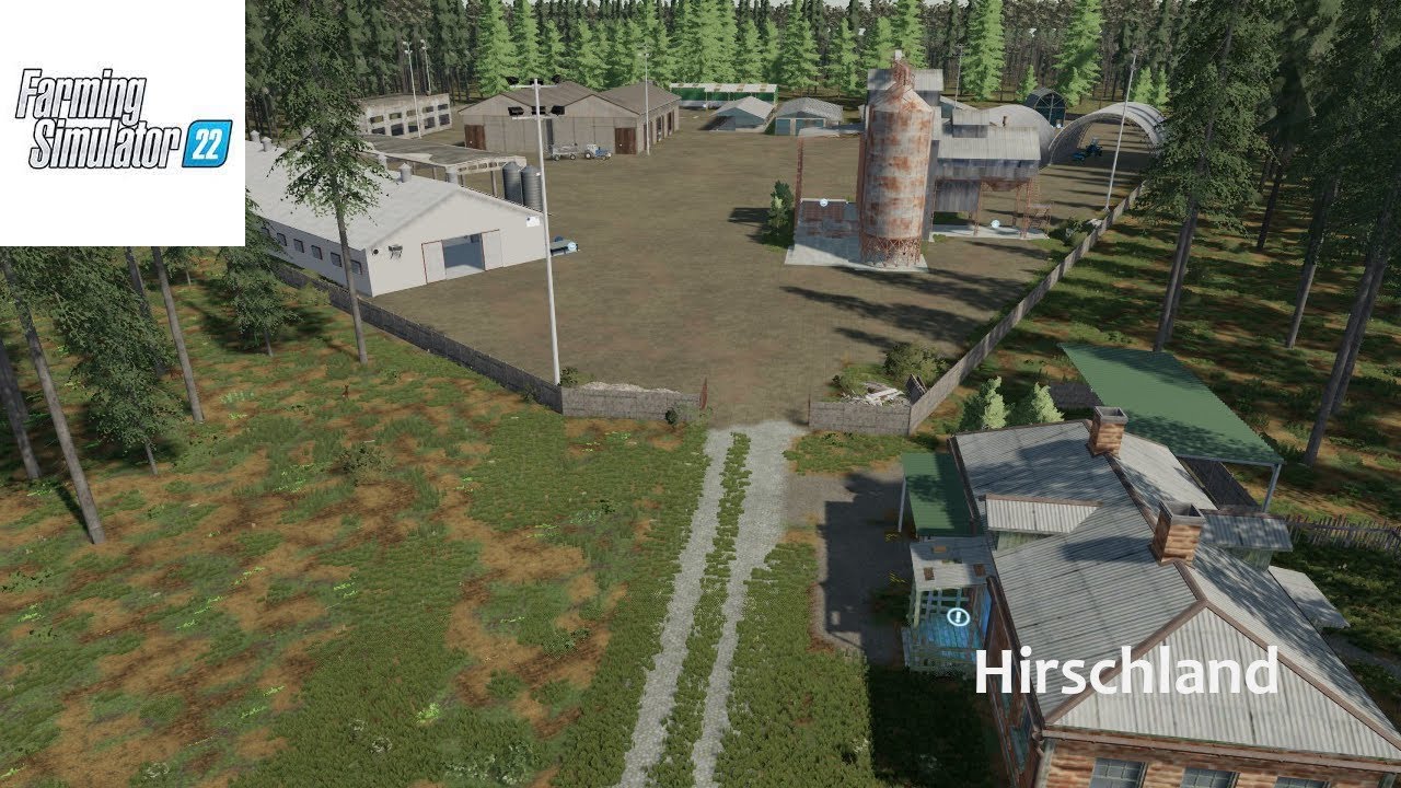 LS22 - Hirschland - Mapvorstellung Mapumbau in DDR Karte - YouTube