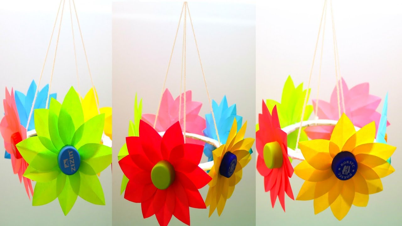 DIY: Wind Chime | How to Make Paper Wind Chimes With Plastic Bottle ...