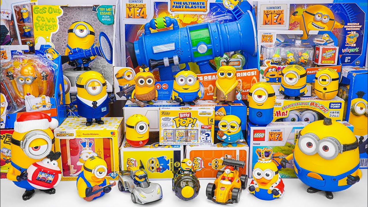 Despicable Me 4 Toy Unboxing ASMR l Despicable Me 4 Minions AVL Blast ...