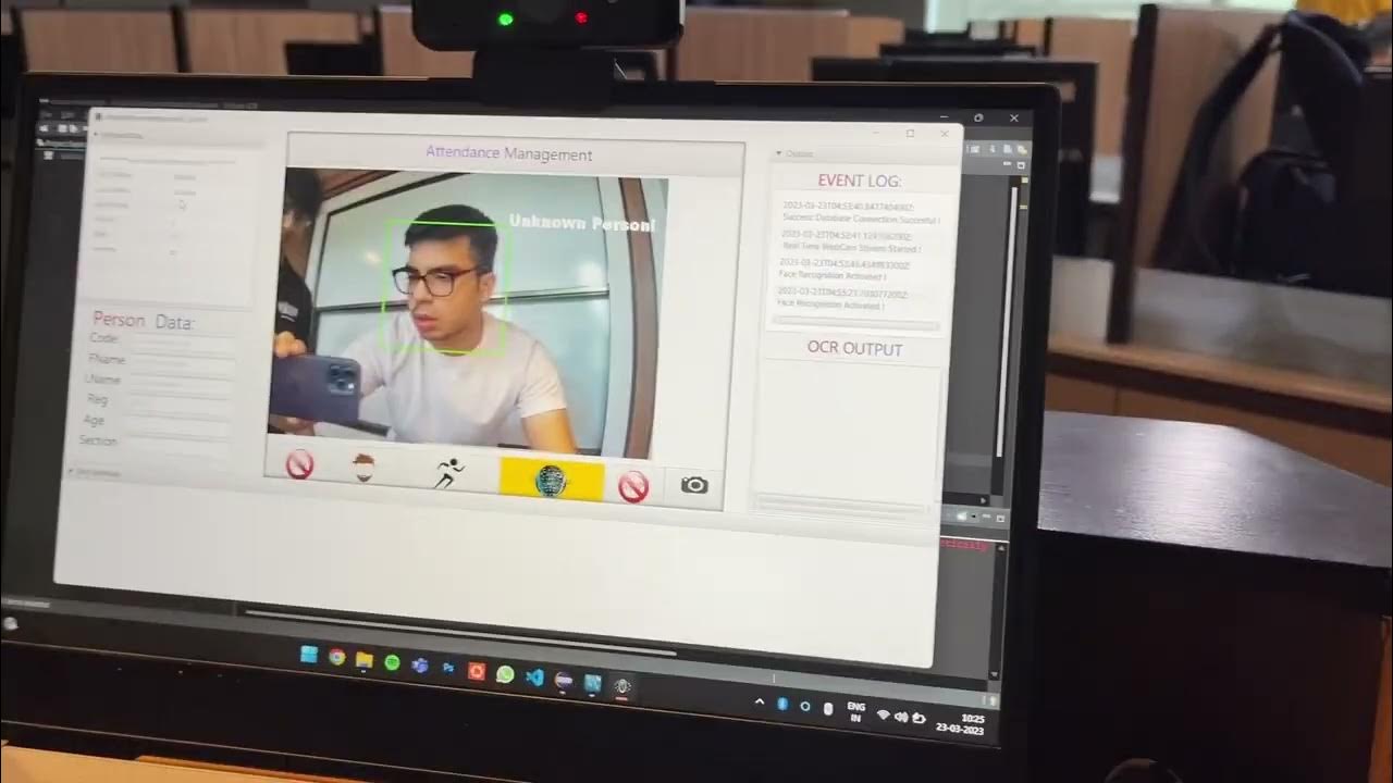 Facial Recognition Attendance System using JAVA OpenCV MySQL - YouTube