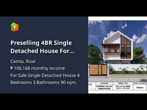 Preselling 4BR Single Detached House For Sale - YouTube