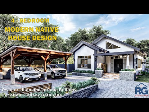 4 - Bedroom Modern Native House Design - YouTube