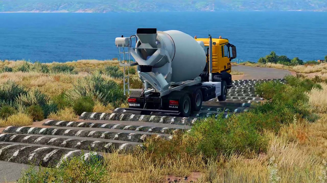 20 Speed Bumps Vs Car | HIGH SPEED CRAZY Crashes #2 - BEAMNG DRIVE ...