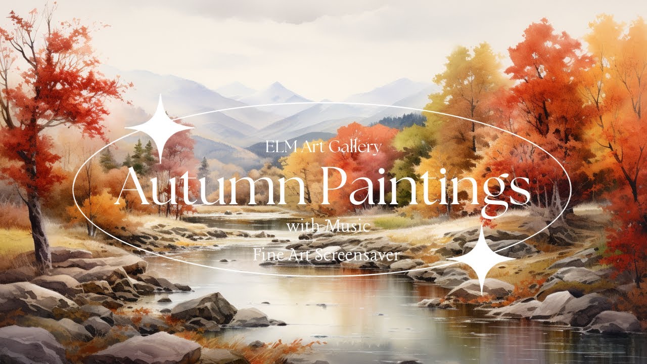 Autumn Art TV Screensaver, Fall Wallpaper with over 1 Hour Loop with ...
