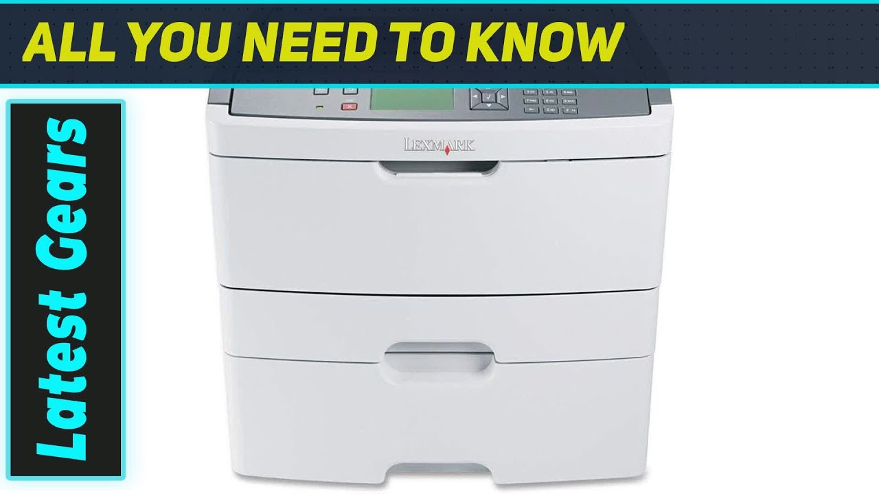 Lexmark E462DTN: The Ultimate Monochrome Laser Printer? - YouTube