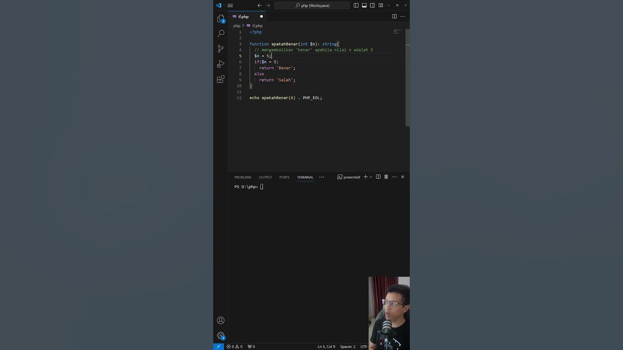 Kesalahan Typo Pada Kondisi If Skysen Coding Code Programming Javascript Front End