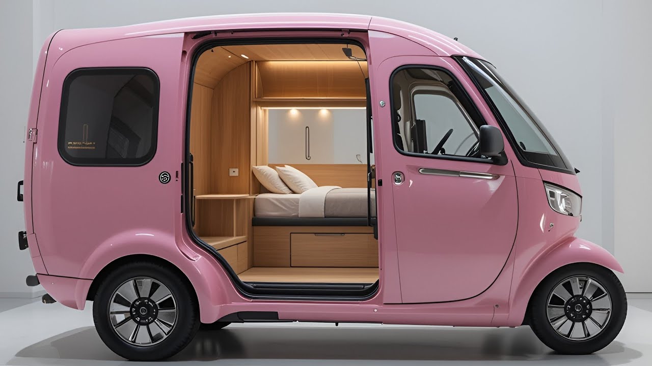 “The 2025 Pink Tricycle RV Camper Review: The Cutest Tiny Home on ...
