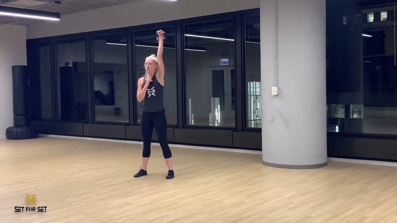 Single Kettlebell Dead Snatch - YouTube