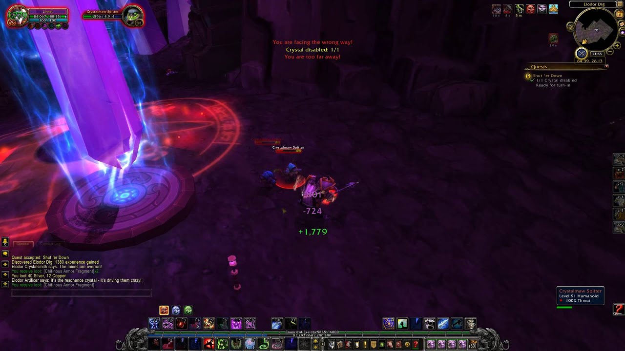 Shut'er Down Quest Playthrough - Shadowmoon Valley - YouTube