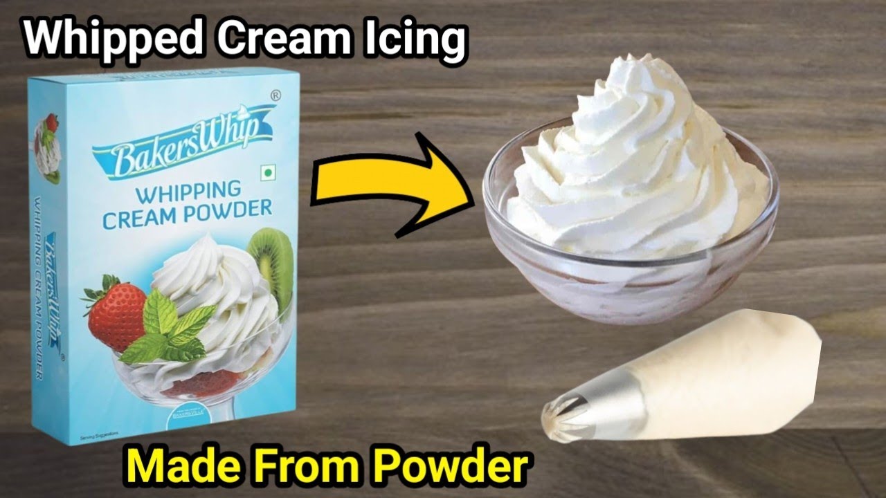Whipped Cream Frosting Recipe