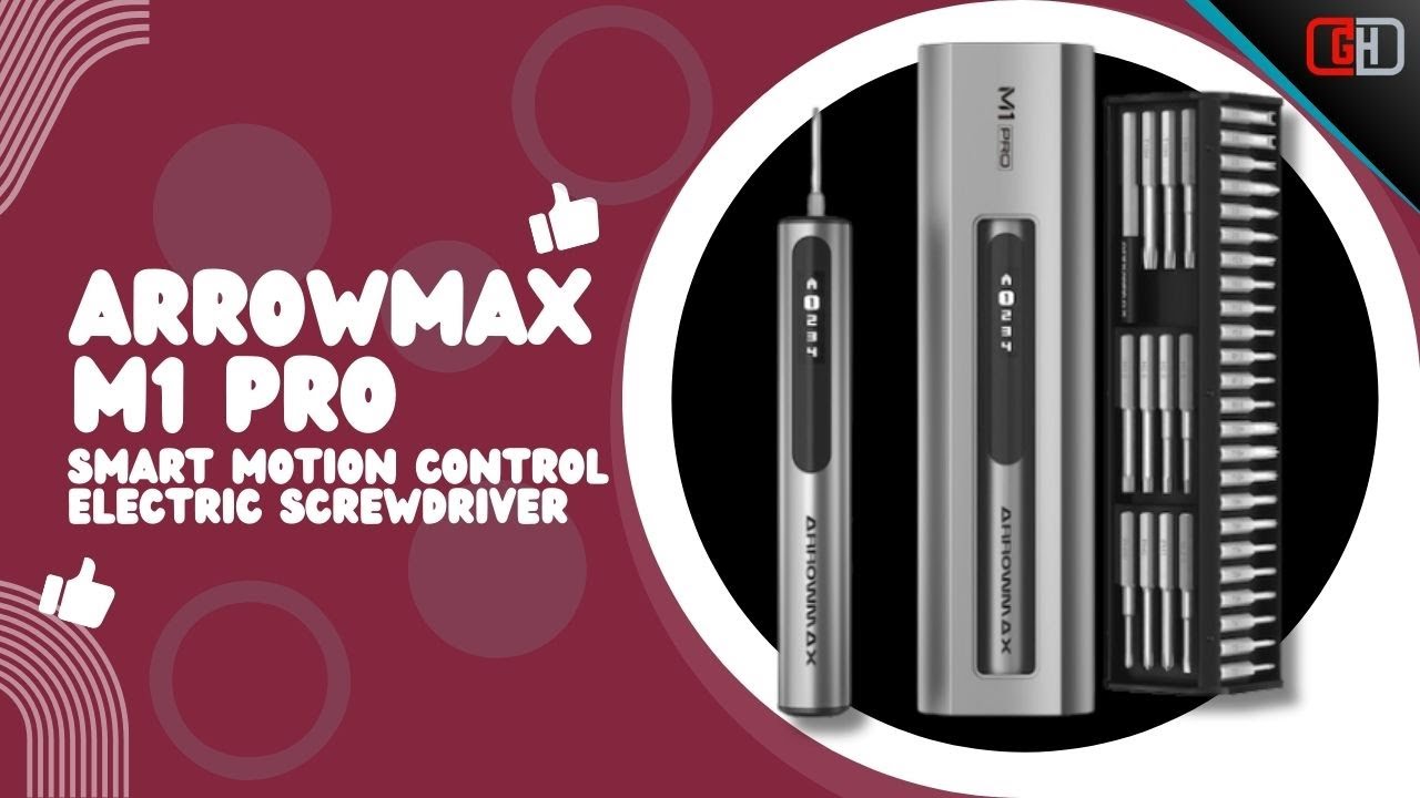 ARROWMAX M1 PRO - Smart Motion Control Electric Screwdriver - YouTube