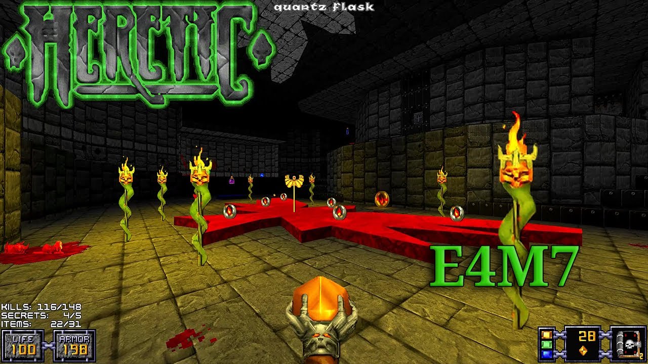 Heretic: Shadow of the Serpent Riders 💎 E4M7: Ramparts of Perdition 💎 ...