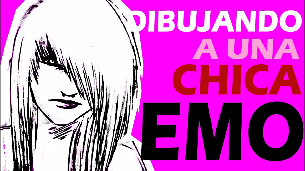 DIBUJANDO A UNA CHICA EMO 2 - HOW TO DRAW WMO GIRL 2 - YouTube