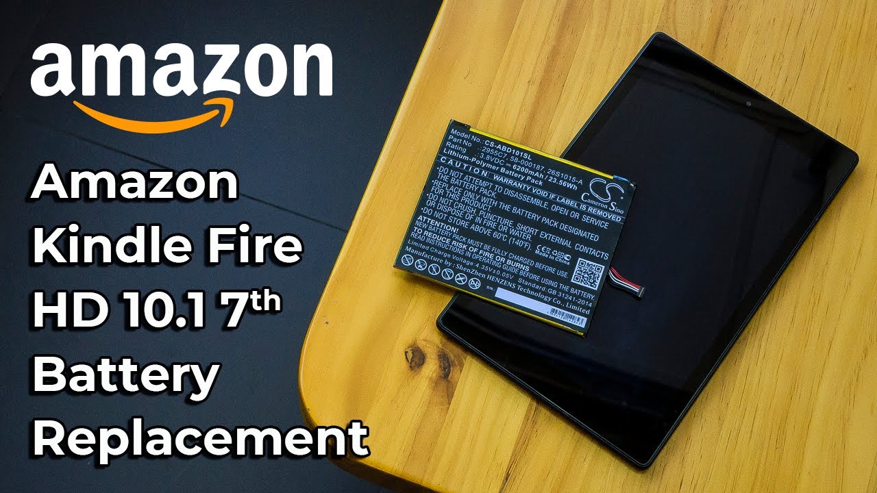 Amazon Kindle Fire HD 10.1" - Tablet Battery replacement tutorial CS ...
