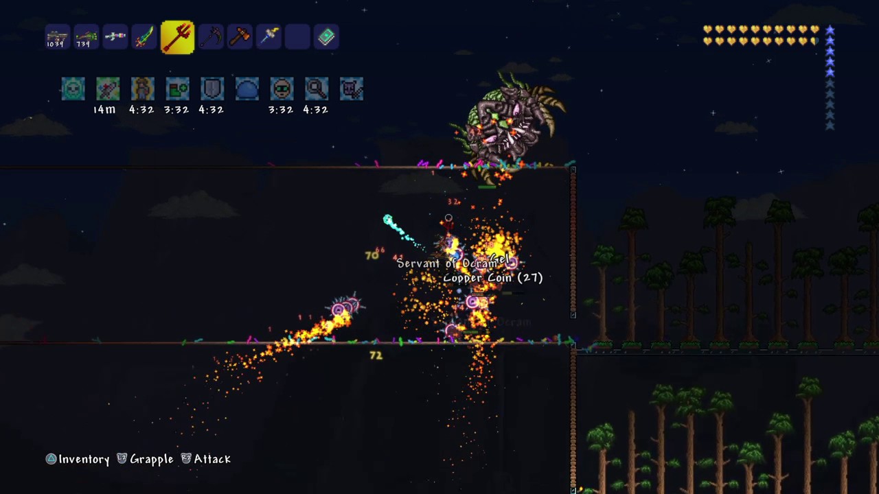 Terraria PS4 | Defeating Ocram - YouTube