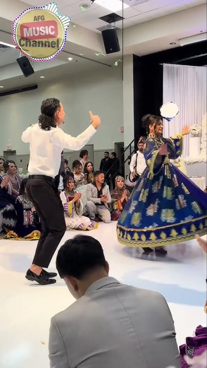 💃 رقص دلنشین دختر زیبا و بچه شیک افغان در محفل عروسی – آهنگ "سبزه بناز ...