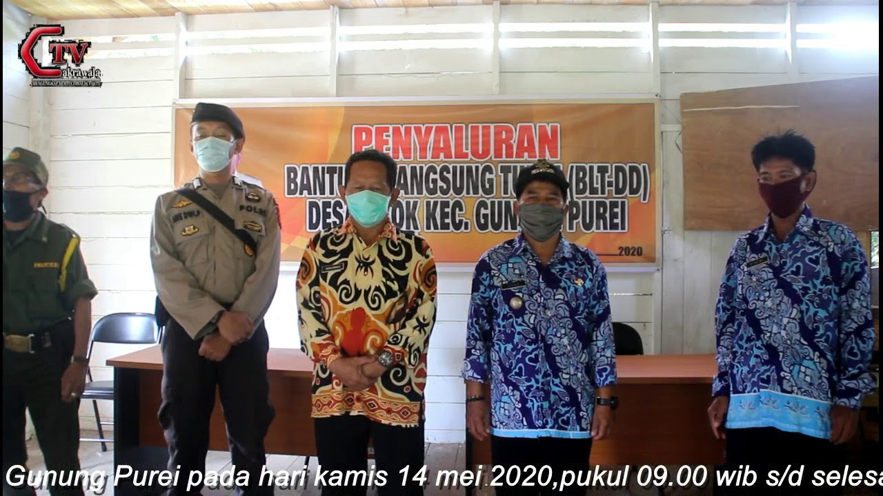 DESA BAOK MELAKSANAKAN PENYALURAN BANTUAN LANGSUNG TUNAI DANA DESA KE ...