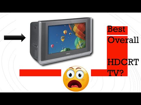 Rare Samsung HDCRT TV - YouTube