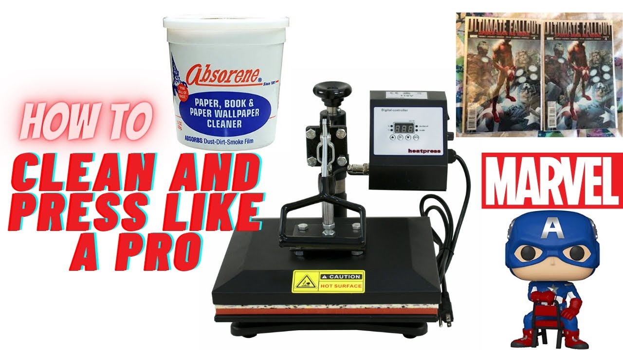 Best techniques on how to clean and press comic books Ep. 2 - YouTube