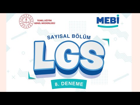 MEBİ 8. LGS DENEME SINAVI MATEMATİK SORU VE ÇÖZÜMLERİ