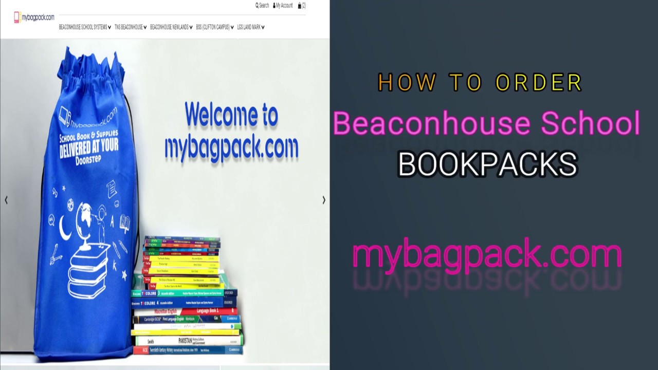How to place order for Beaconhouse School Book Packs - YouTube