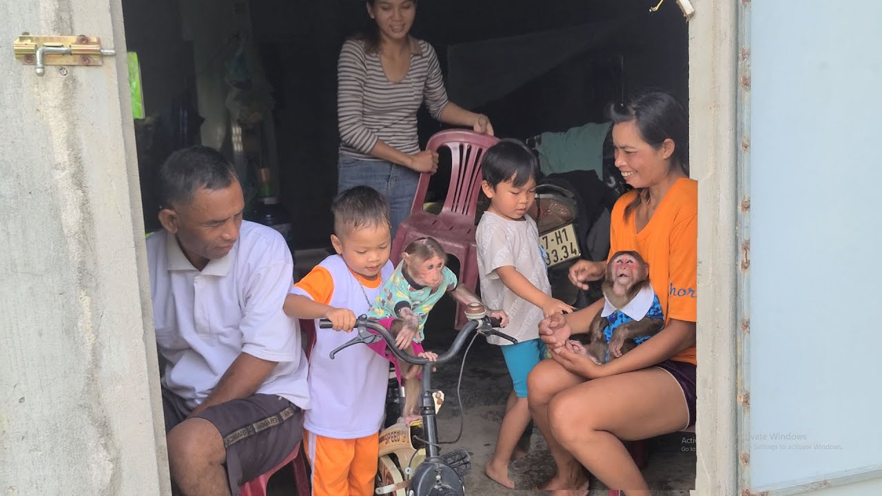 Mimi Kuku ran to the naughty neighbor's house - YouTube