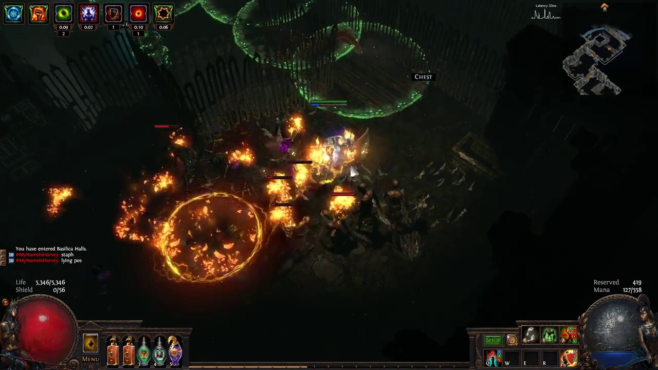 PoE Hardcore Uber Lab Death to traps - YouTube