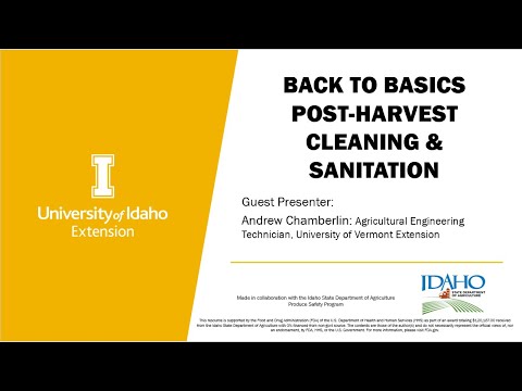 Post-Harvest Water Use in Produce Production with Dr. Faith Crizer and ...